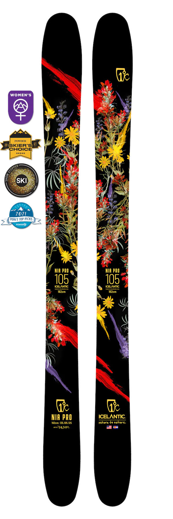 Горные лыжи Icelantic Nia Pro 105 (2022) купить со скидкой в интернет ...