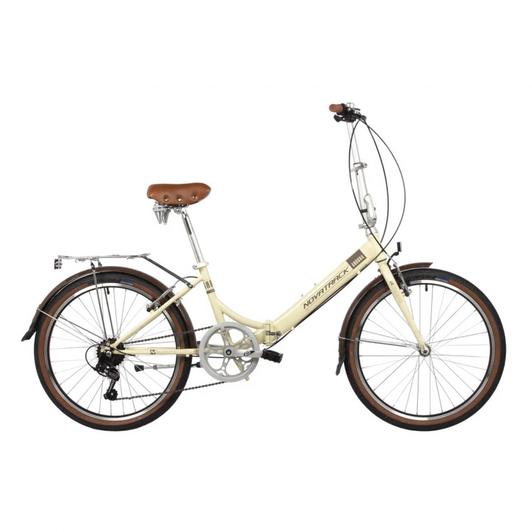 Велосипед Novatrack Aurora 20" бежевый (2024) купить со скидкой в ...