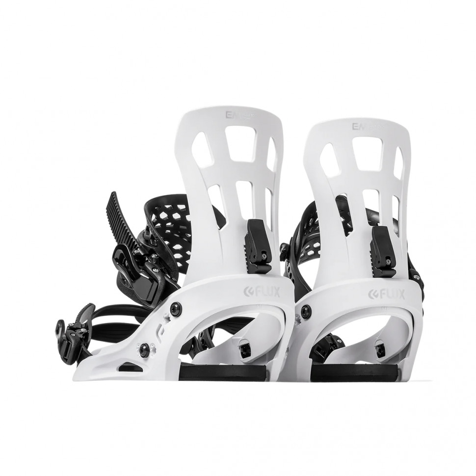 Крепления для сноуборда Flux EM white (2024) купить со скидкой в ...
