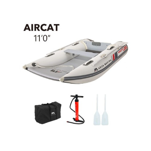 Катамаран ПВХ с транцем под мотор Aqua Marina Aircat-335 11'0" (2025 ...