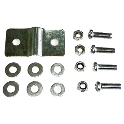 Крепеж для велокорзины Stels (пластина, болты, гайки) серебяный 270047 ...