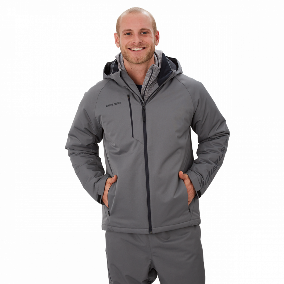Куртка Bauer Supreme Heavyweight Jacket SR grey (1056723) купить со ...