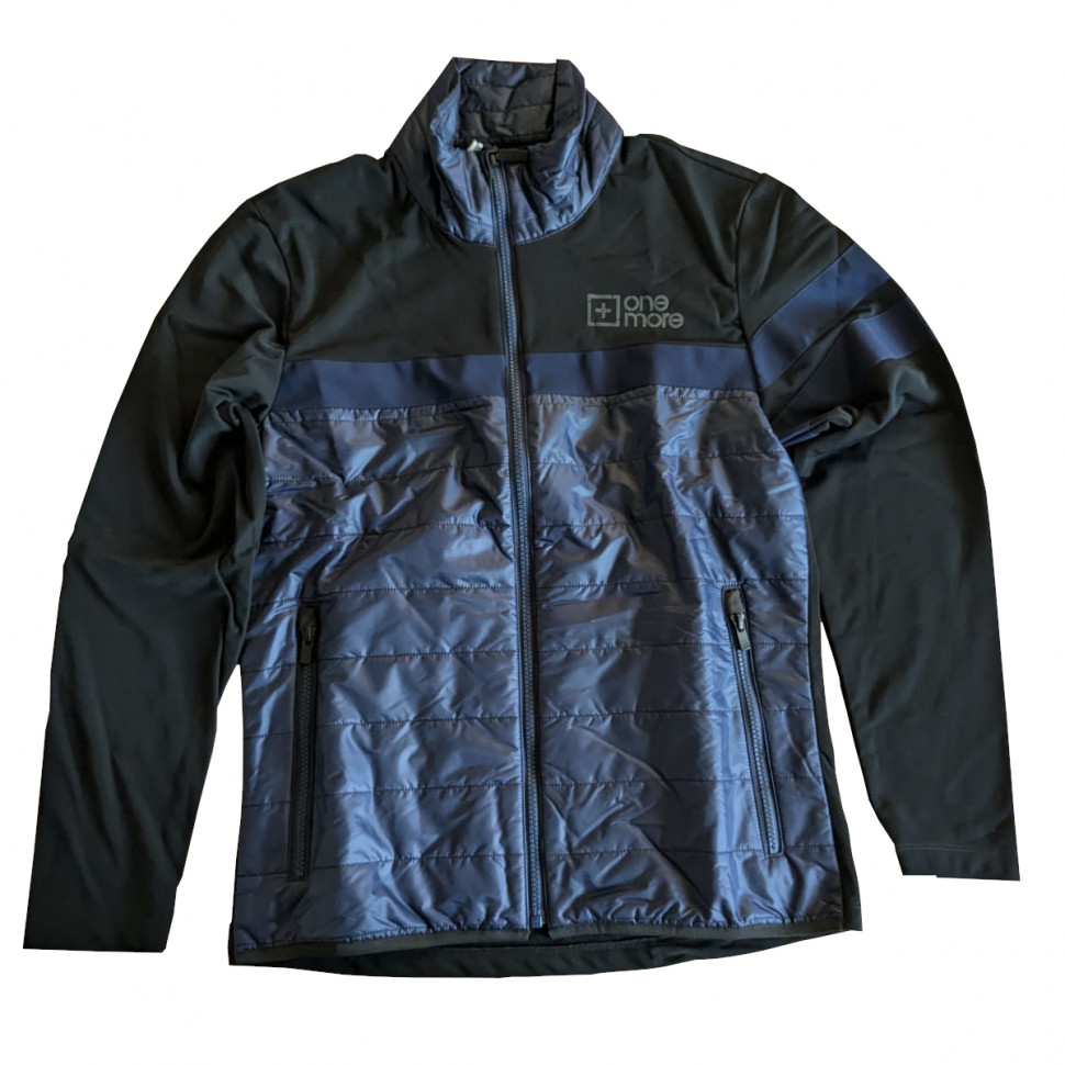 Свитер One More 611 Man Ultralight Padded Tech-Sweater navy/black/navy ...