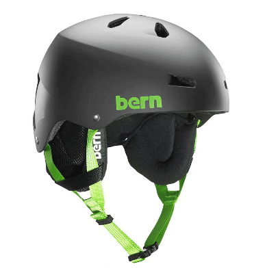 Шлем Bern "Team" Macon Earflaps Matte Black купить со скидкой в ...