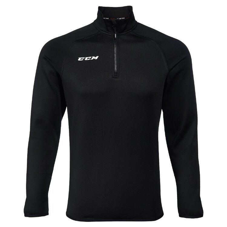 Джемпер CCM Locker Room 1/4 ZIP Jr Black купить со скидкой в интернет ...