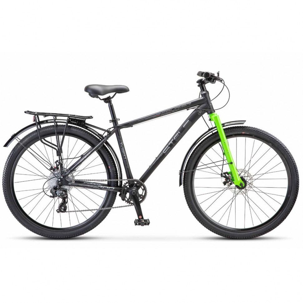 Велосипед Stels Navigator-700 Курьер MD 27.5 Z010 (м) черный/матовый ...