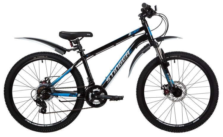 Велосипед Stinger Element Evo 24" черный рама 14" (2022) купить со скидкой в интернет-магазине HC5