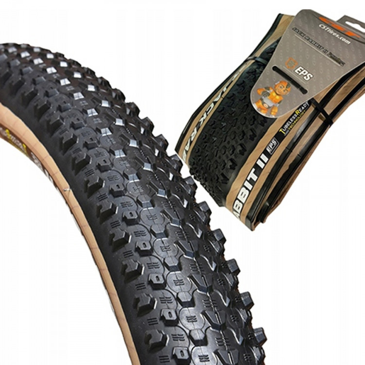 Велопокрышка 27,5" CST 27,5х 2,25 C1747 JACK RABBIT (желтая боковина ...